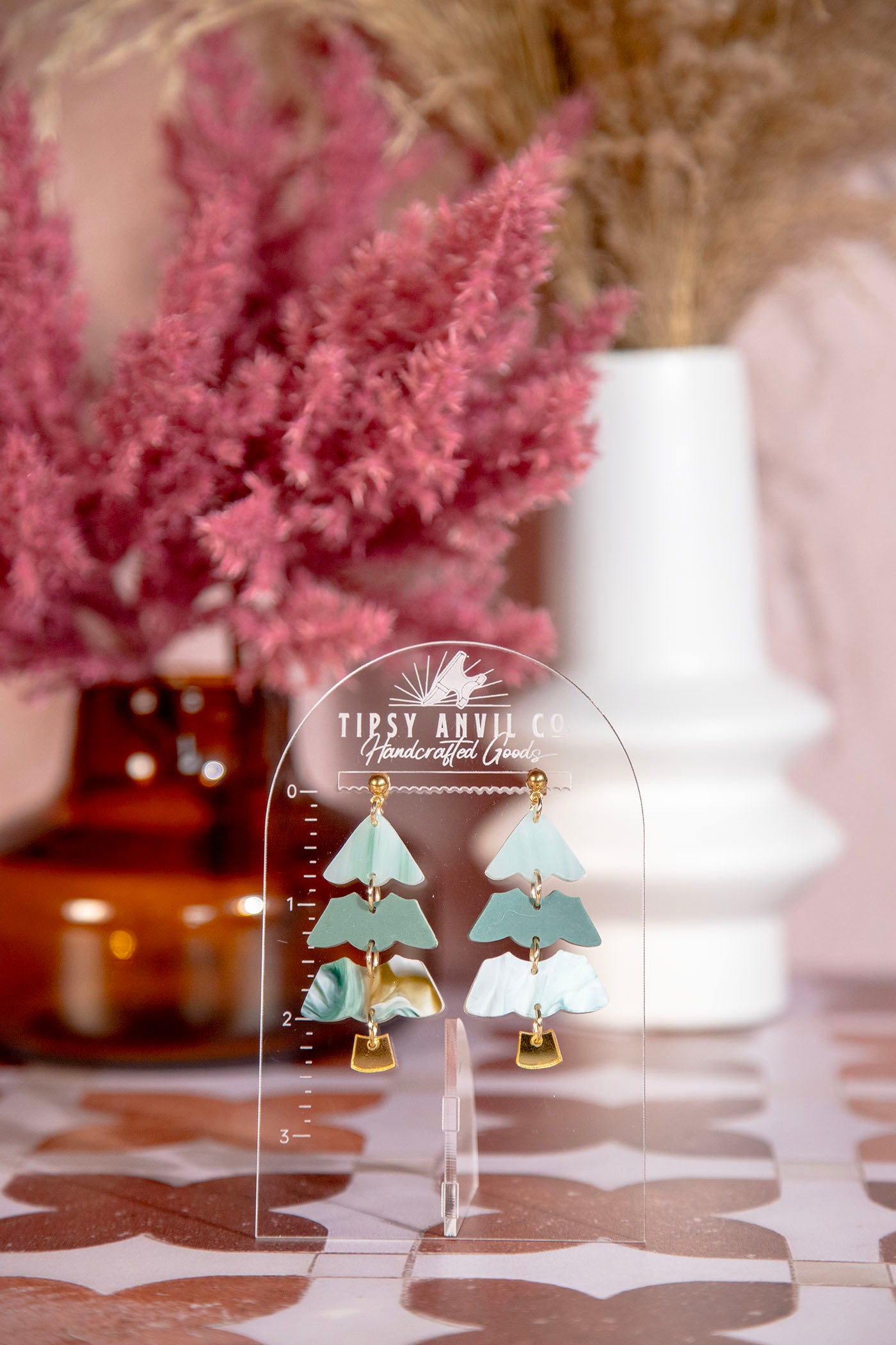 Tiered Tree Dangle Earrings – The Tipsy Anvil Co.
