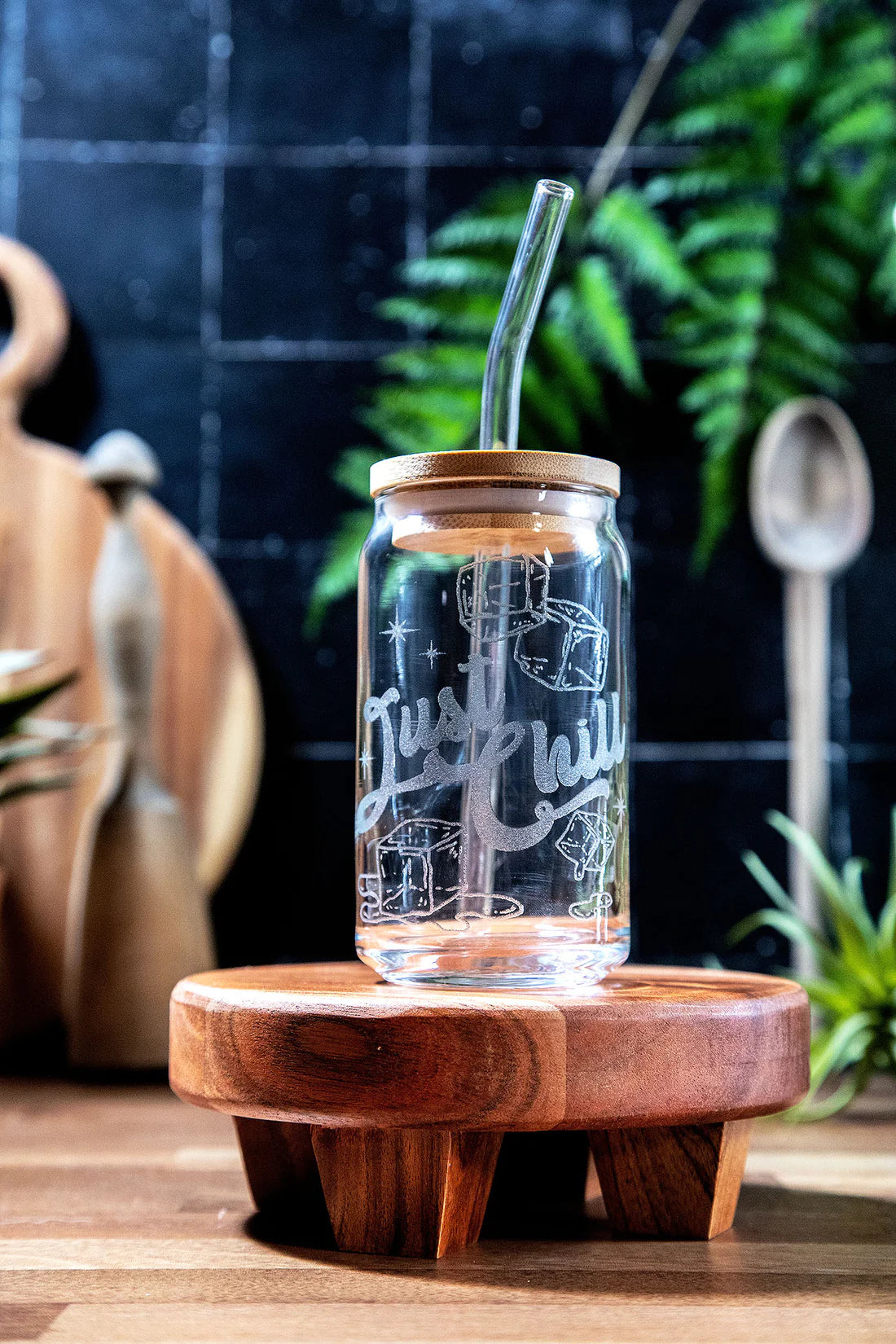Etched Glass Tumblers – The Tipsy Anvil Co.