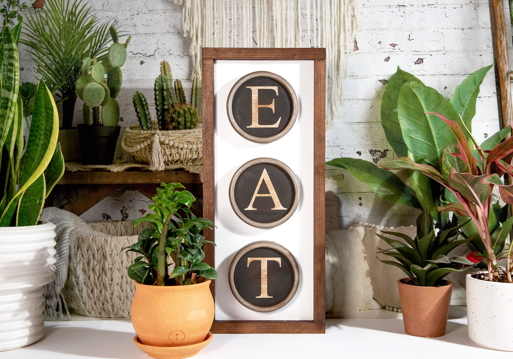 Eat Typewriter Keys Sign 9.5x22 Inches – The Tipsy Anvil Co.