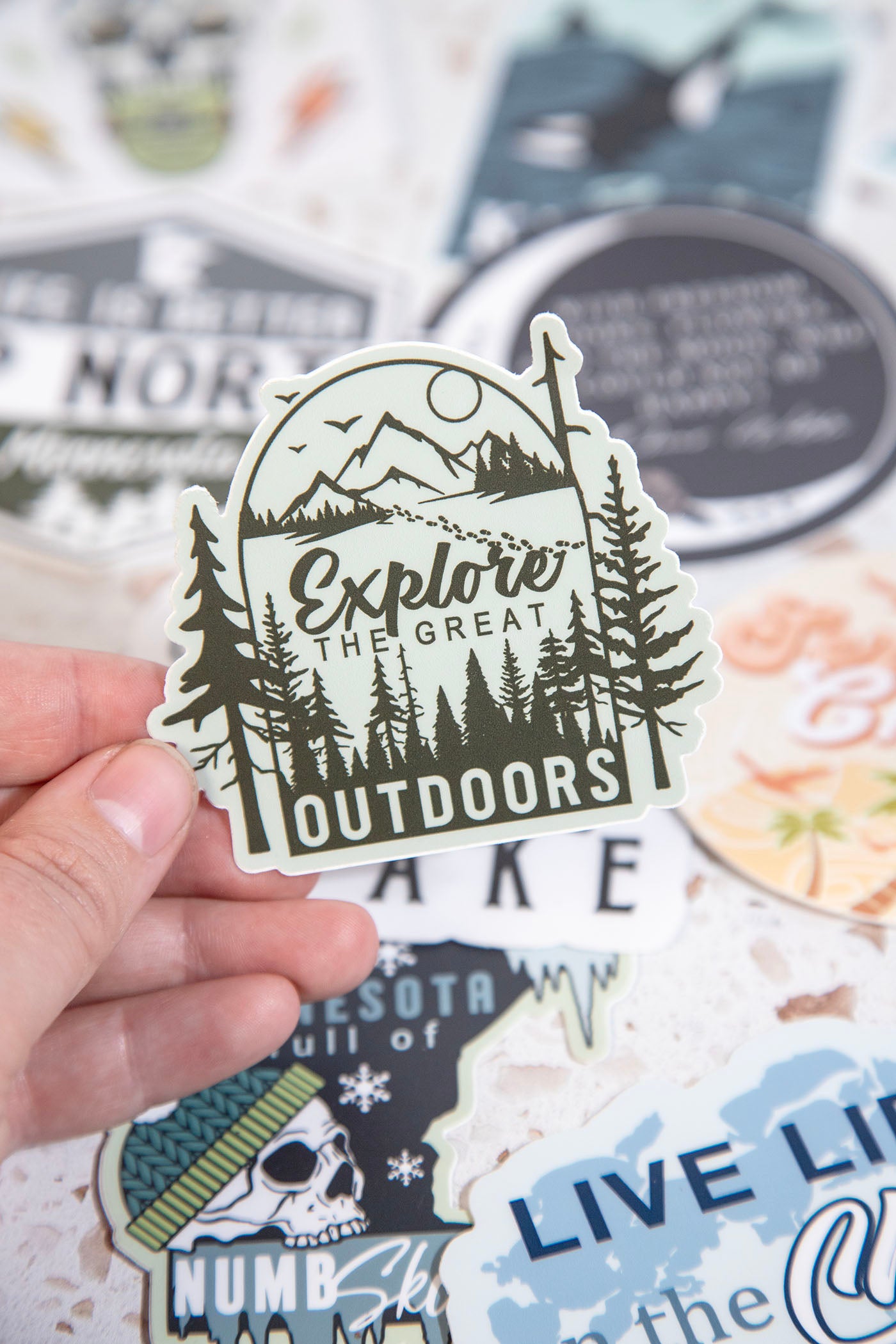 Explore the Great Outdoors Sticker – The Tipsy Anvil Co.