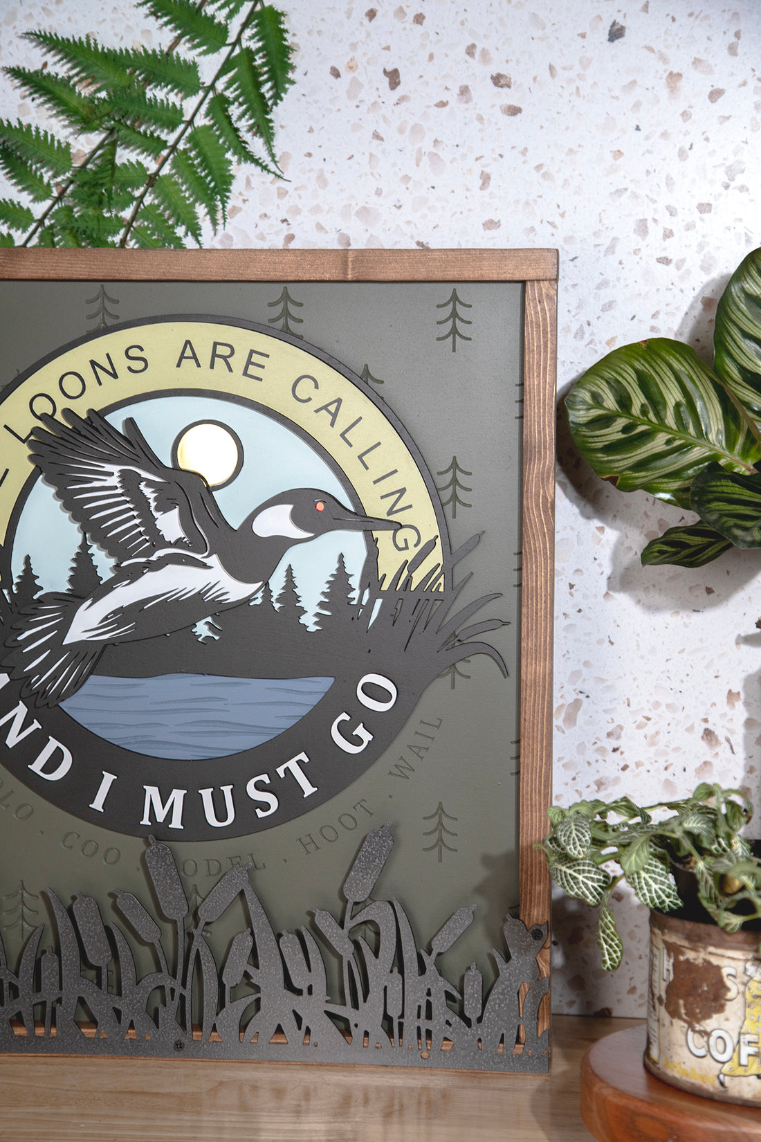 The Loons Are Calling Wood Sign – The Tipsy Anvil Co.