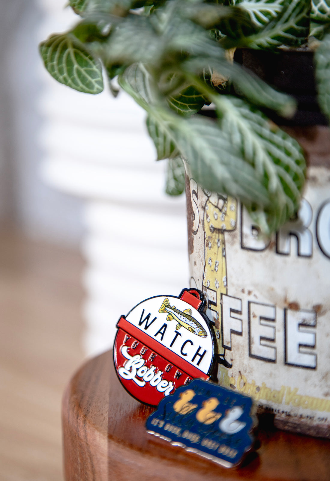 Watch Your Own Bobber Enamel Pin – The Tipsy Anvil Co.