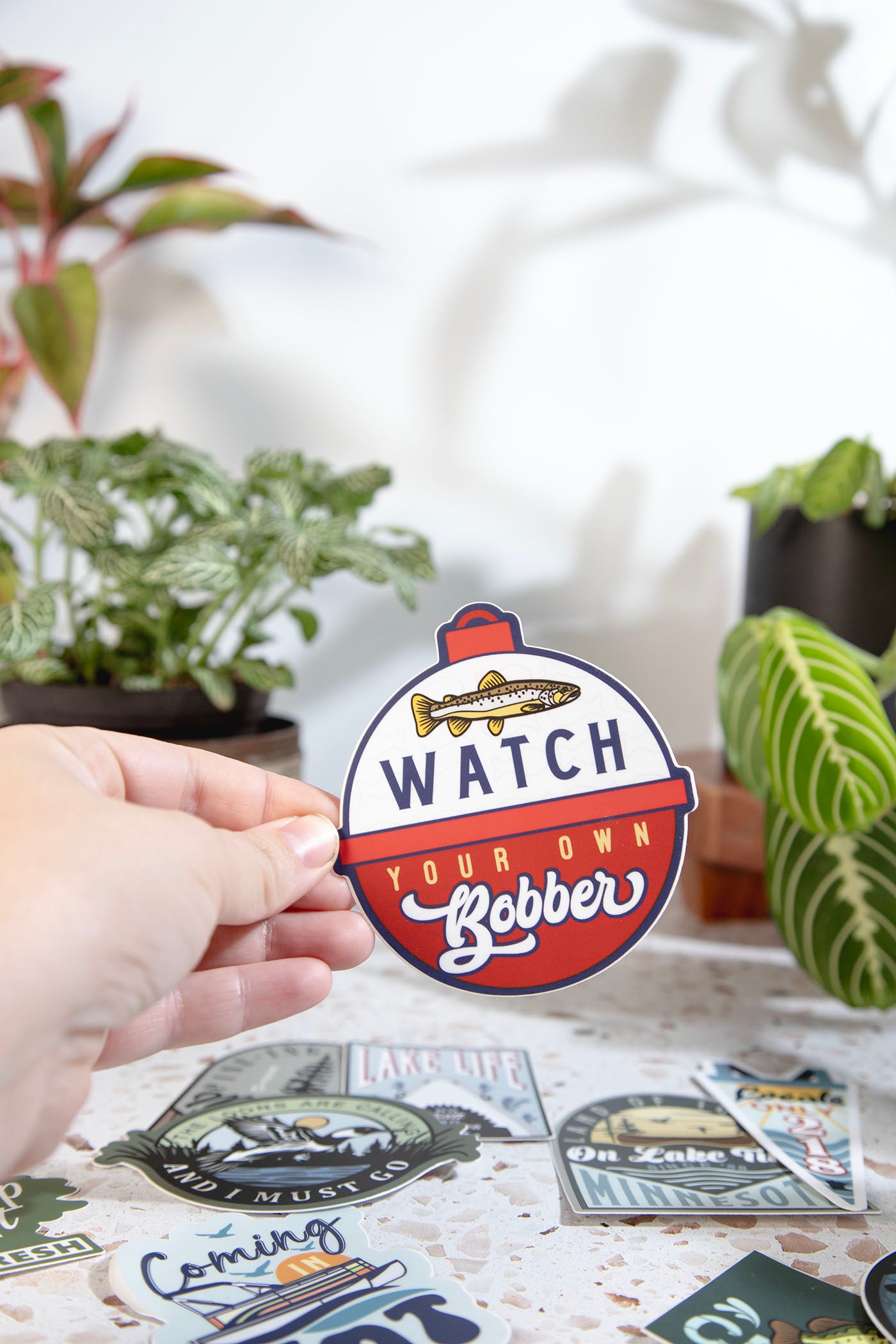Watch Your Own Bobber Sticker – The Tipsy Anvil Co.