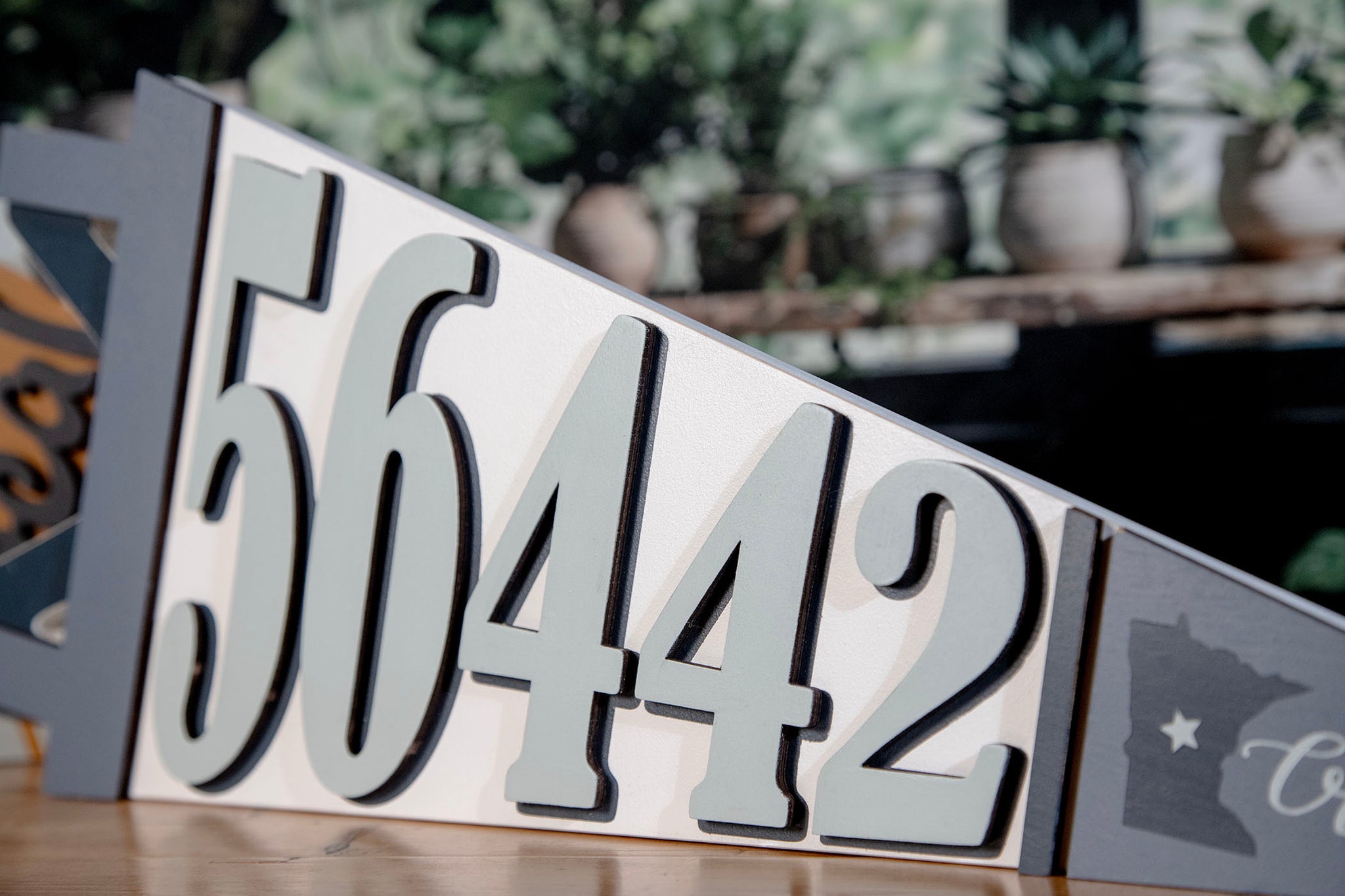 Custom Zipcode Wood Pennant Sign – The Tipsy Anvil Co.