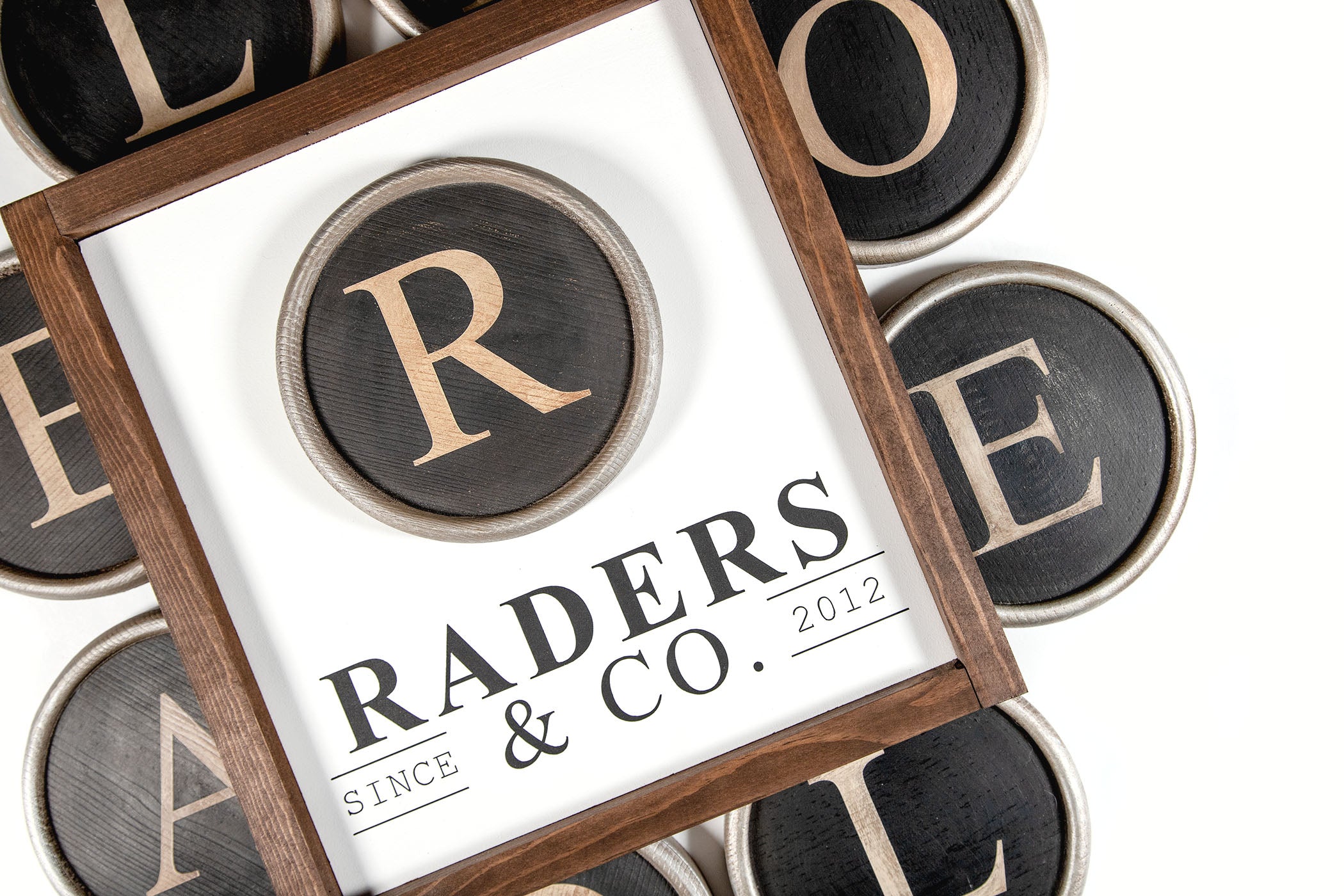Typewriter Key Personalized Name Sign 12x13 – The Tipsy Anvil Co.