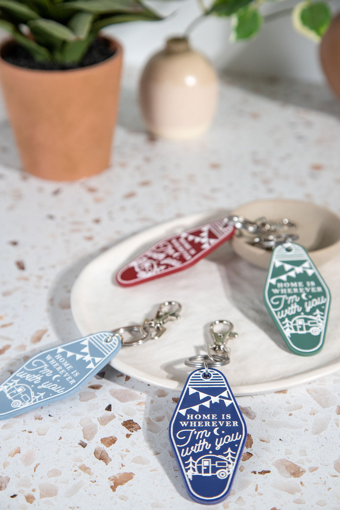 Home Camper Acrylic Retro Keychain – The Tipsy Anvil Co.