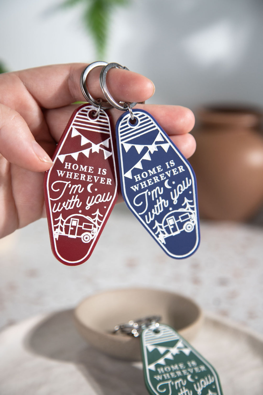 Home Camper Acrylic Retro Keychain – The Tipsy Anvil Co.