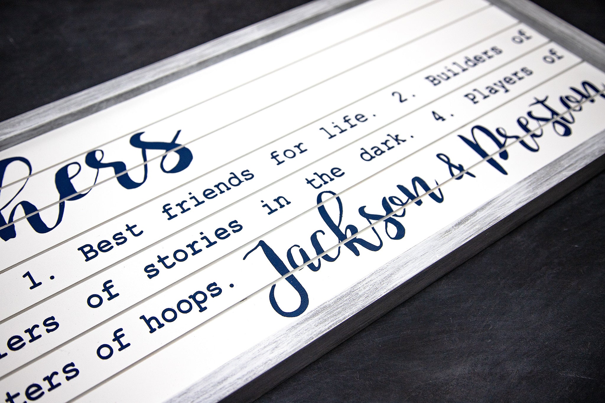 Brother Custom Name Definition Sign 18x12 or 30x12 – The Tipsy Anvil Co.