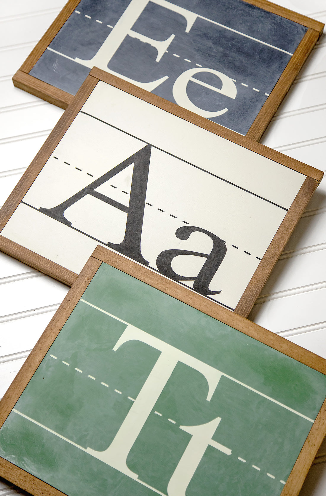 Alphabet Letter Custom Chalkboard Wood Sign 14x12 – The Tipsy Anvil Co.