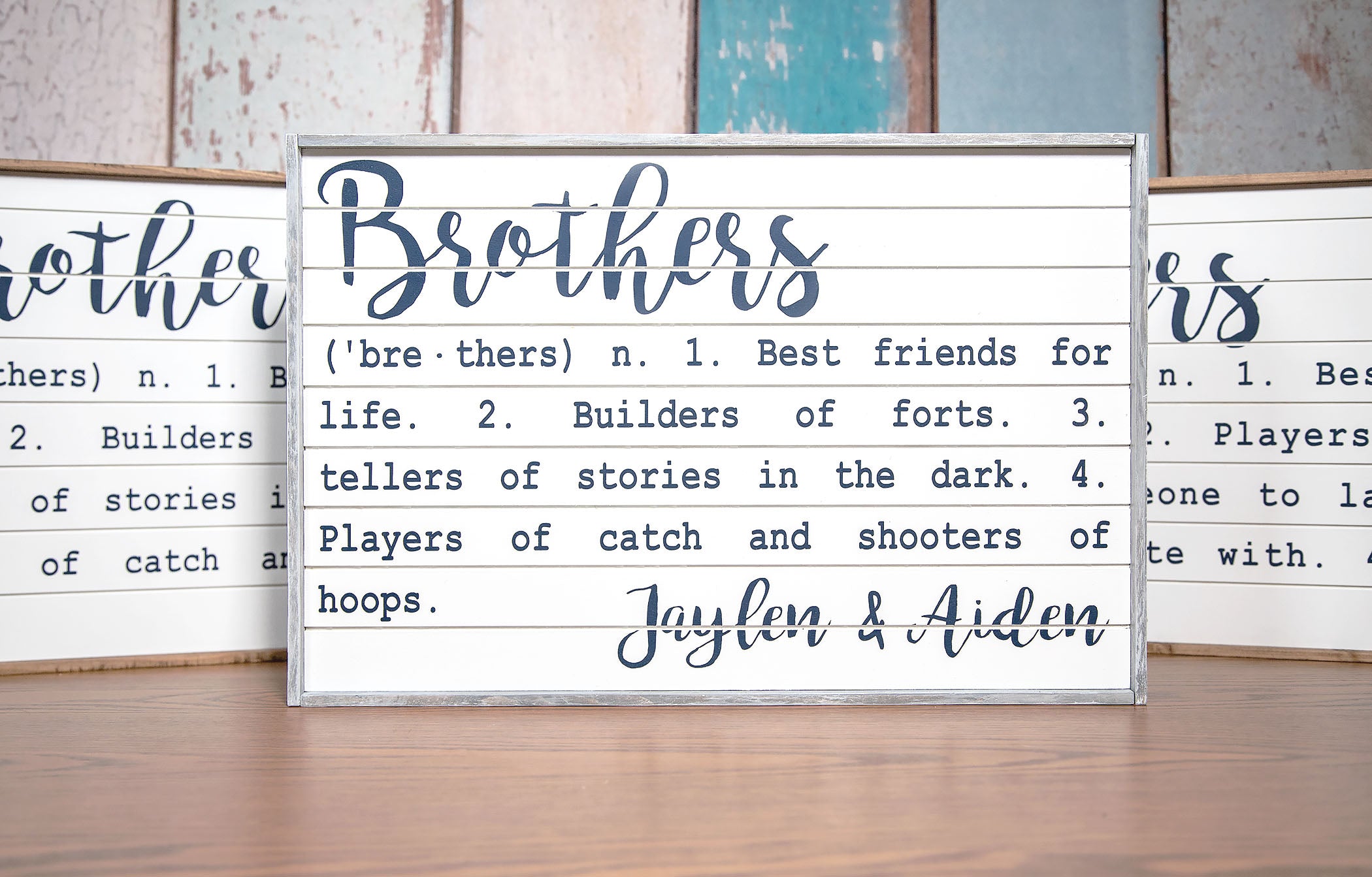 Brother Custom Name Definition Sign 18x12 or 30x12 – The Tipsy Anvil Co.