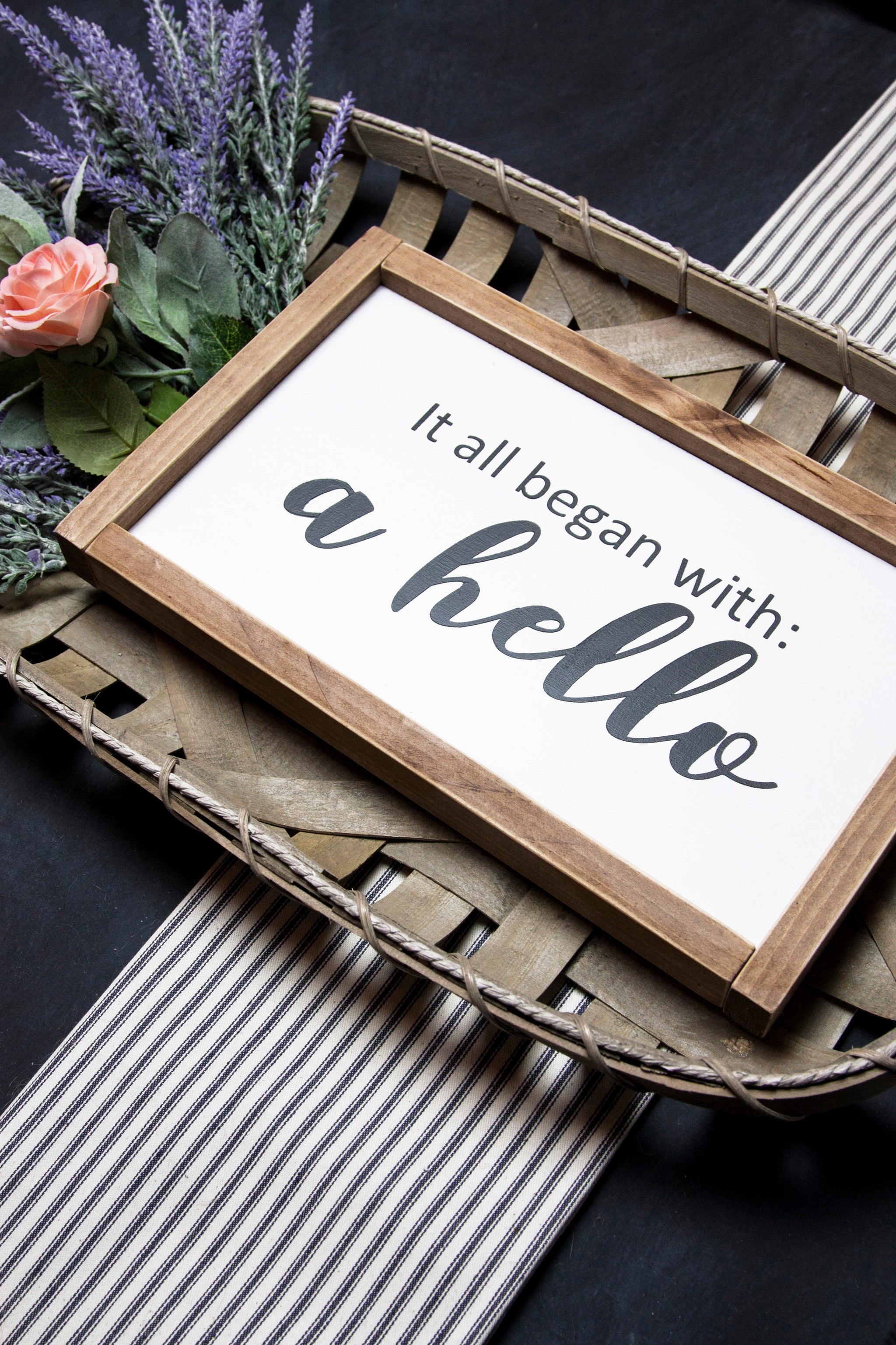 It All Began With: Custom Sign 15x9 – The Tipsy Anvil Co.